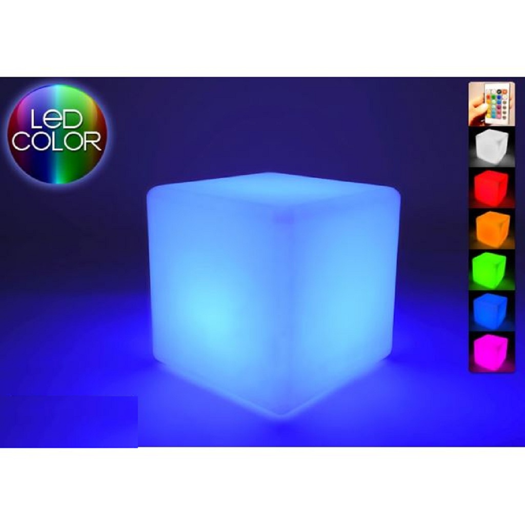 CUBO LED 20CM 1L/E27#CX0051-020(X) - La Casa De Las Lámparas