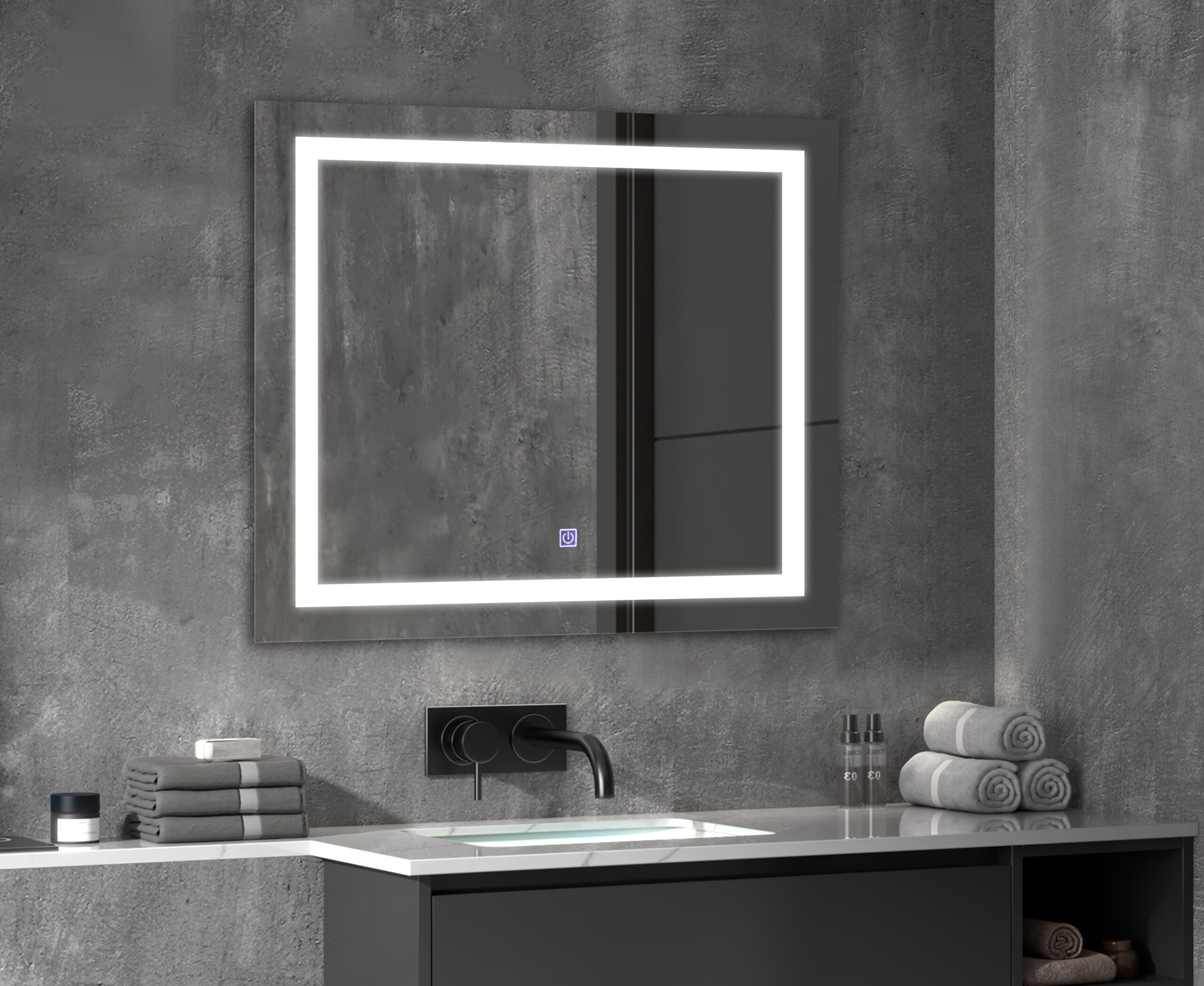 ESPEJO LED 24W/65K 90X70CM # 097 - La Casa De Las Lámparas