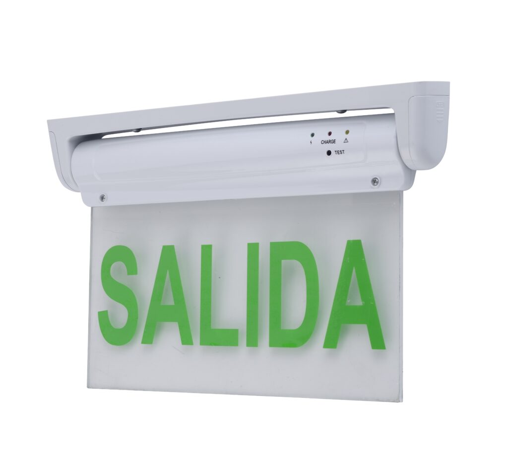 ROTULO SALIDA LED/EMERG 120/277 # 63830 - La Casa De Las Lámparas